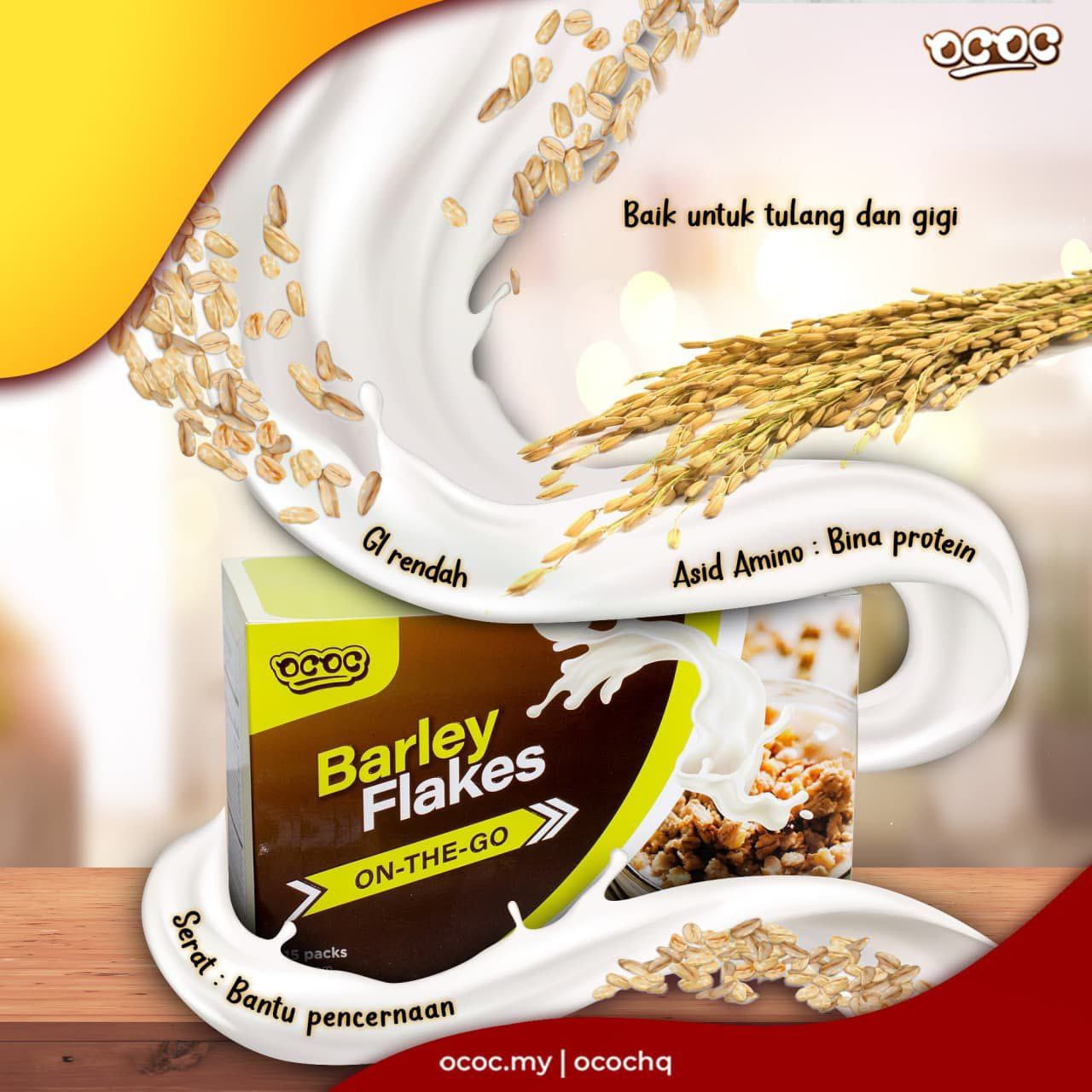 OCOC Barley Flakes: Sarapan Berkhasiat Rendah GI, Kenyang Lebih Lama, Bertenaga Sepanjang Hari ...